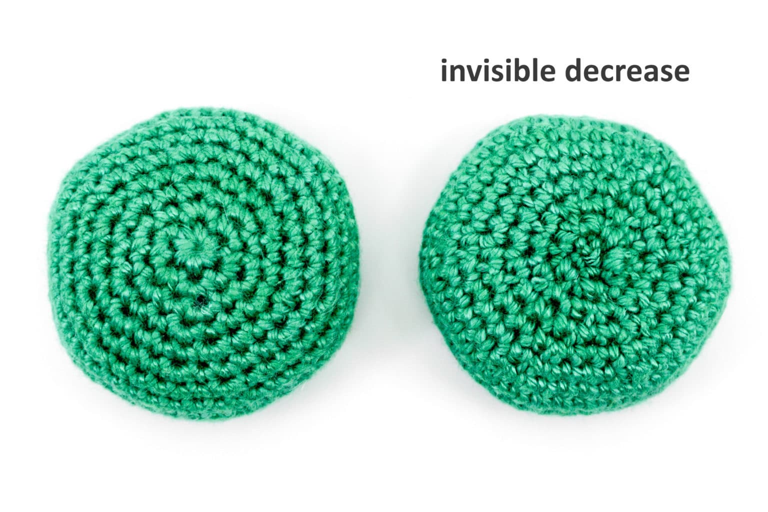 Normal Decrease and Invisible Decrease | Supergurumi