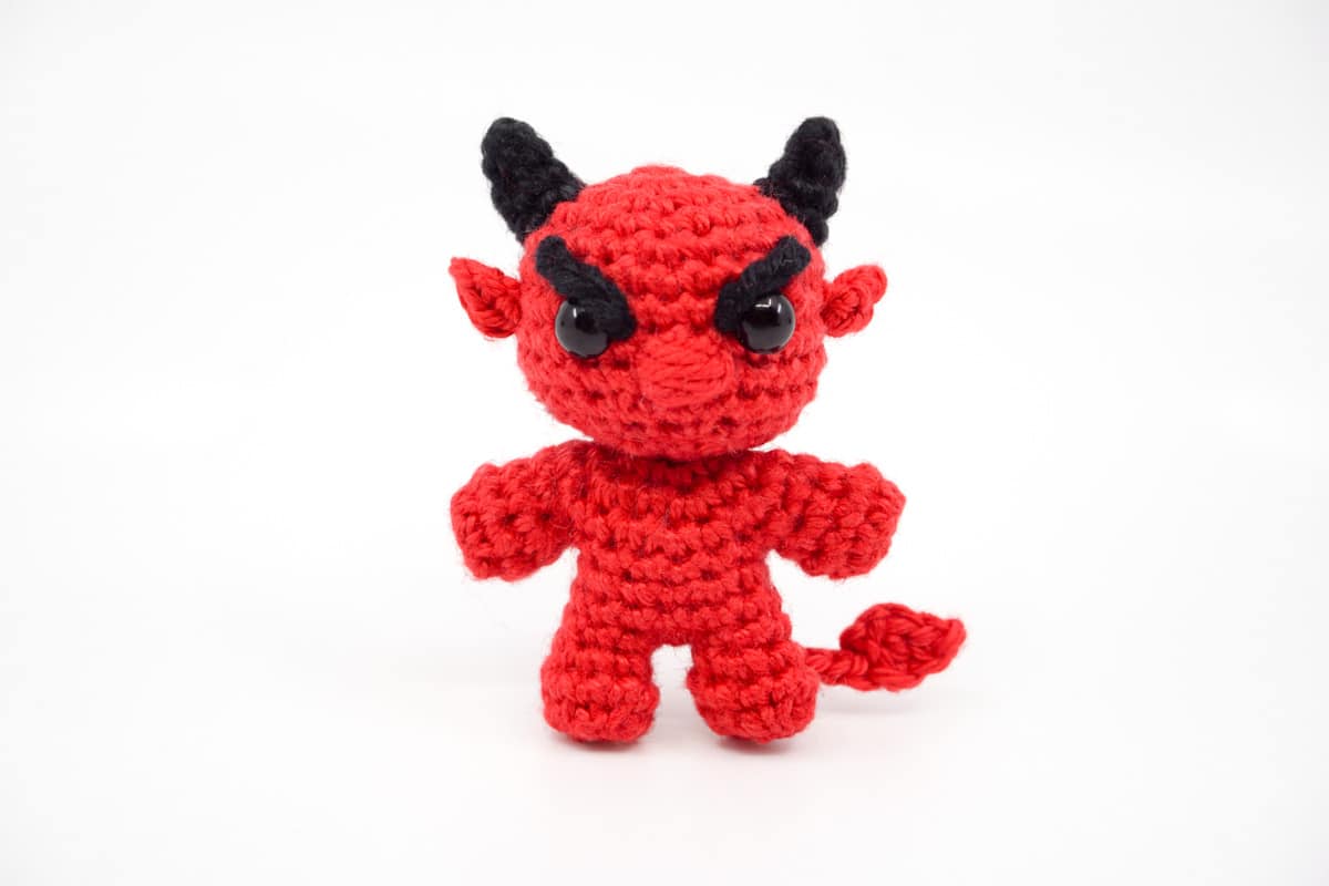 Free Devil Crochet Pattern - Mini Noso | Supergurumi