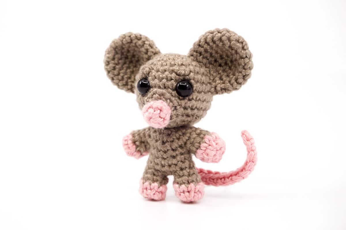 Free Mouse Crochet Pattern - Mini Noso | Supergurumi