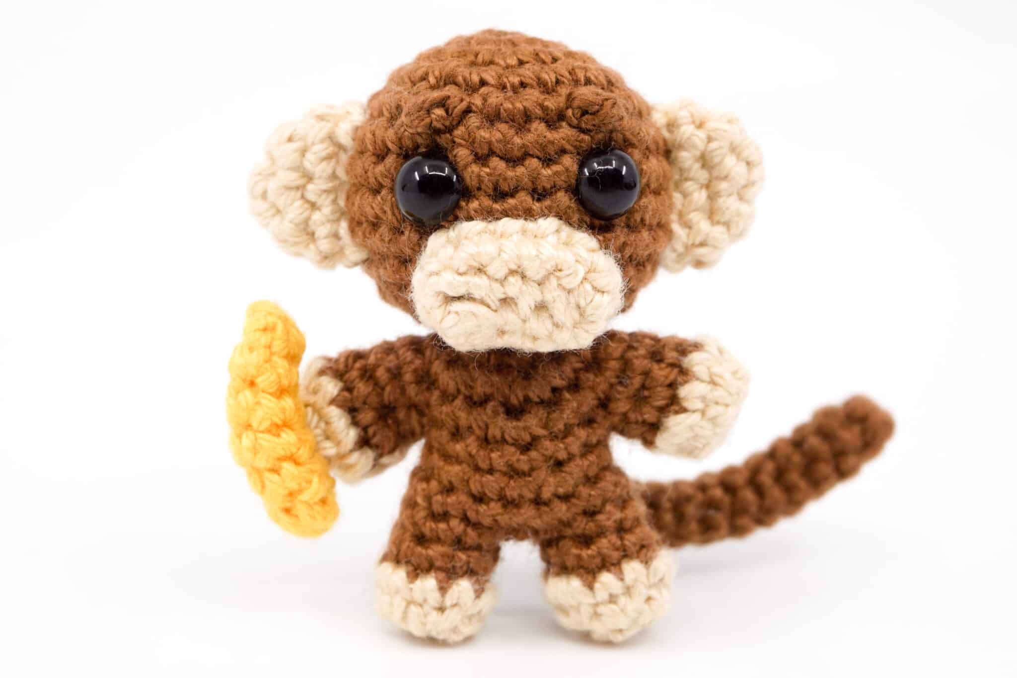 Free Monkey Crochet Pattern - Mini Noso | Supergurumi