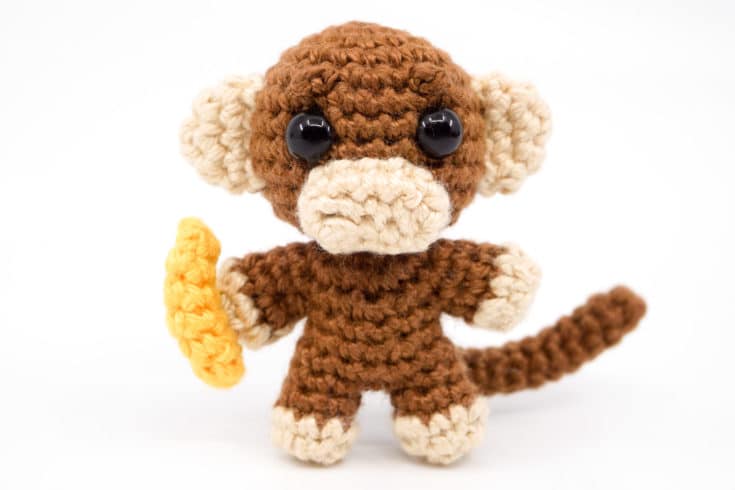 Free Monkey Crochet Pattern - Mini Noso | Supergurumi