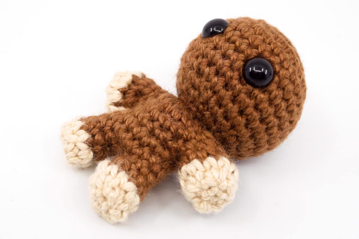 Free Monkey Crochet Pattern - Mini Noso | Supergurumi