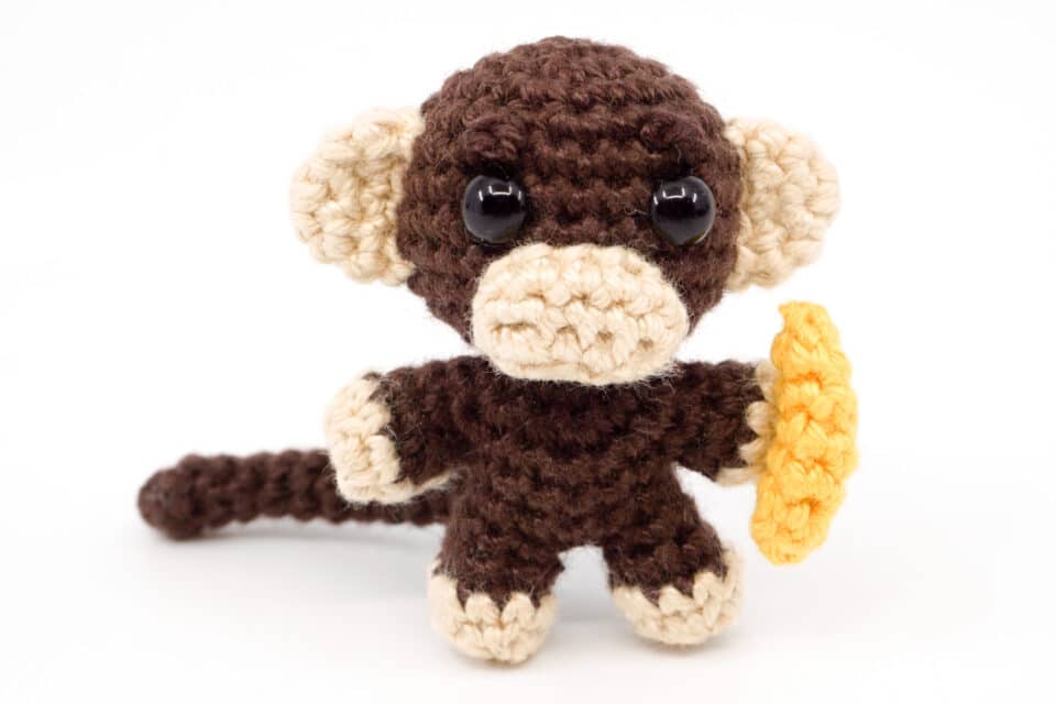 Monkey Crochet Pattern - Mini Noso | Supergurumi