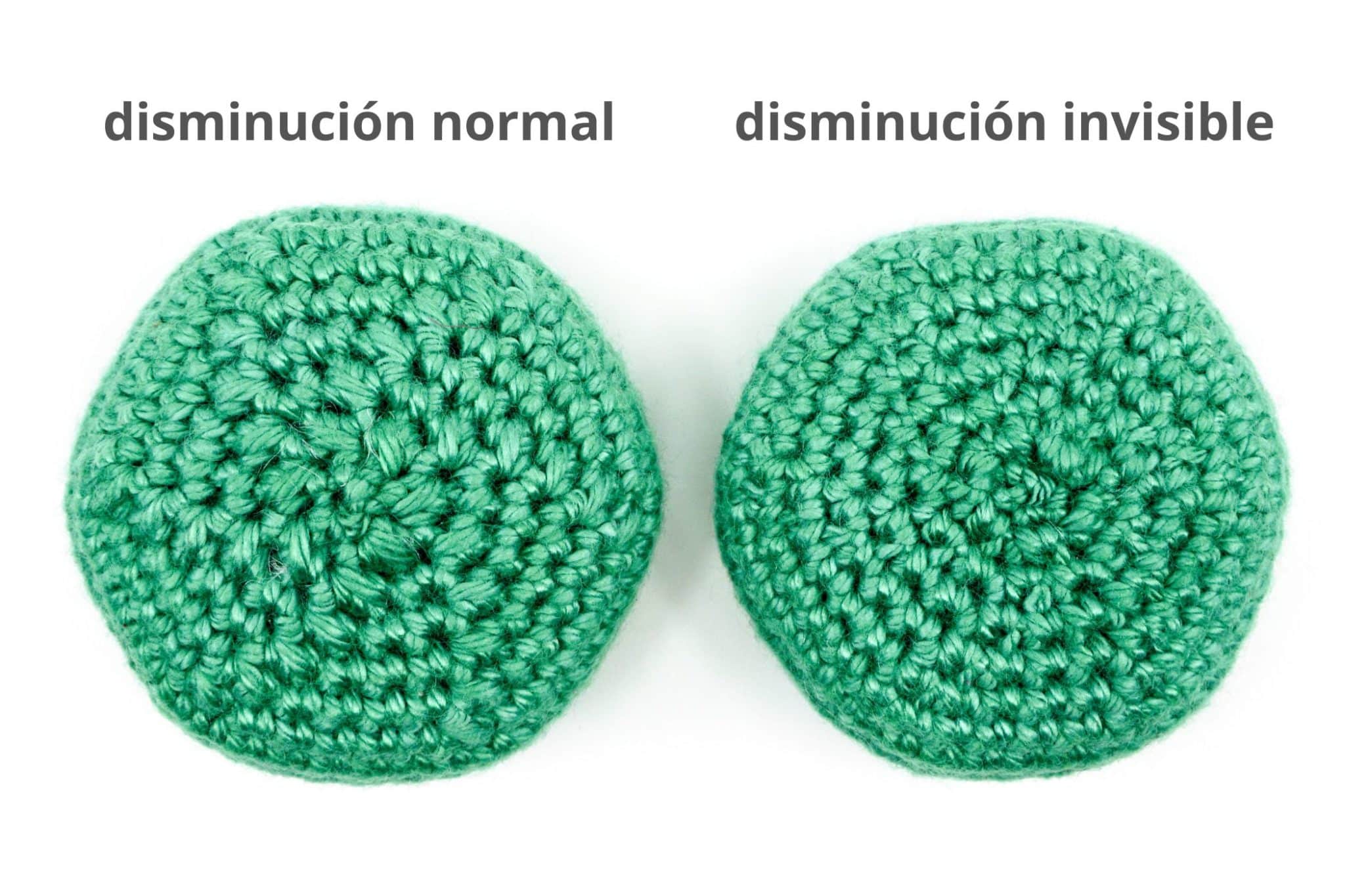 Disminución Normal y Disminución Invisible | Supergurumi