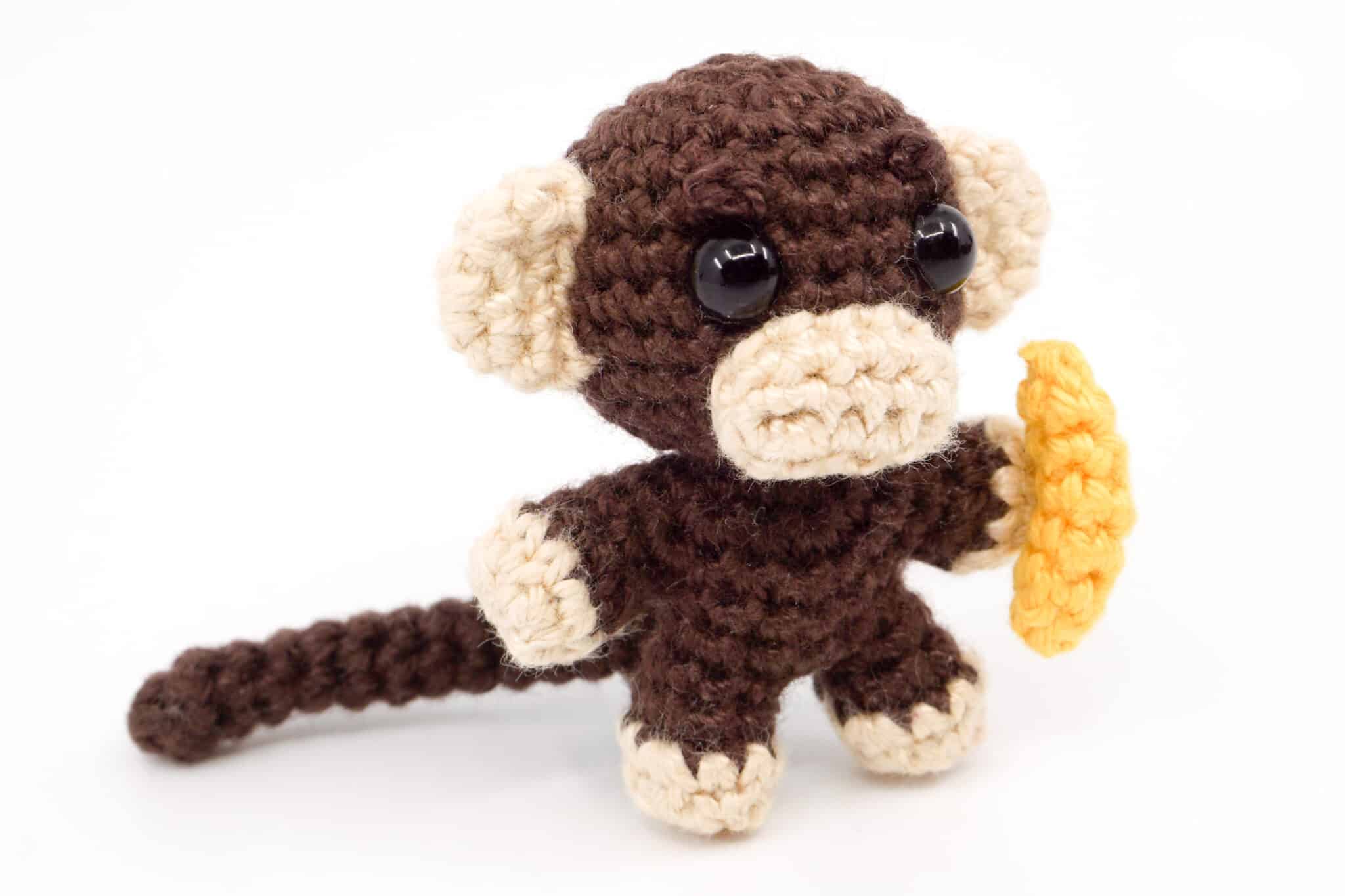 Patrón de Crochet Mono Gratis - Mini Noso | Supergurumi