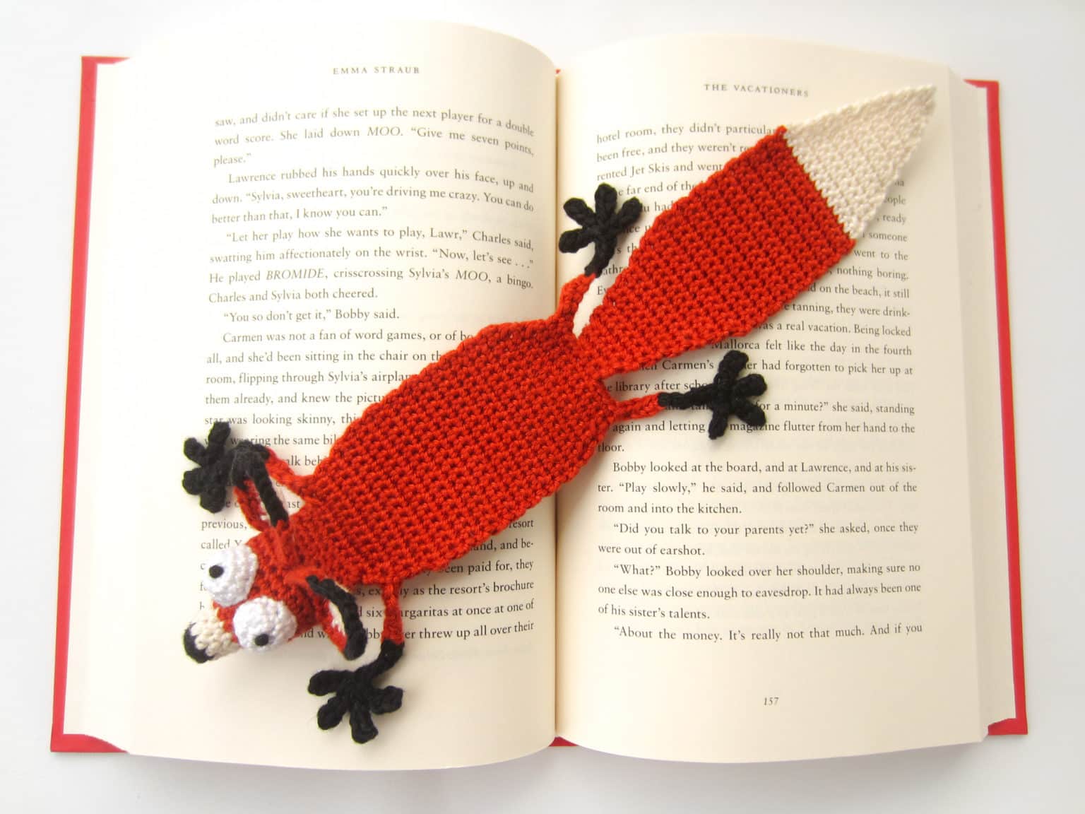 Amigurumi Crochet Fox Bookmark - "Book Fox" | Supergurumi
