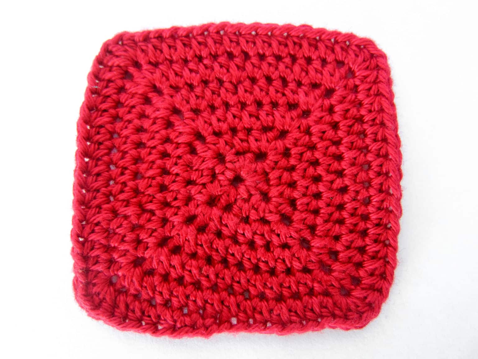 Square Coaster Crochet Pattern | Supergurumi