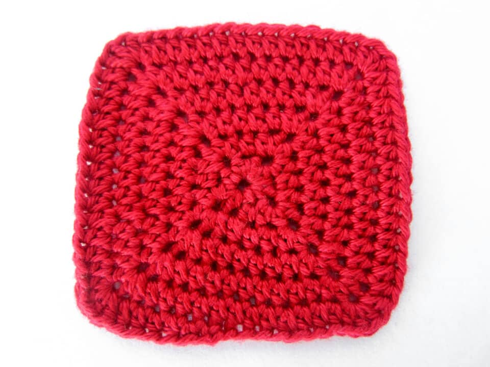 Square Coaster Crochet Pattern | Supergurumi