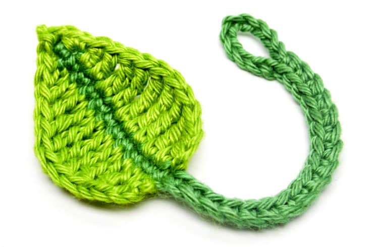 Leaf Cable Tie Crochet Pattern | Supergurumi