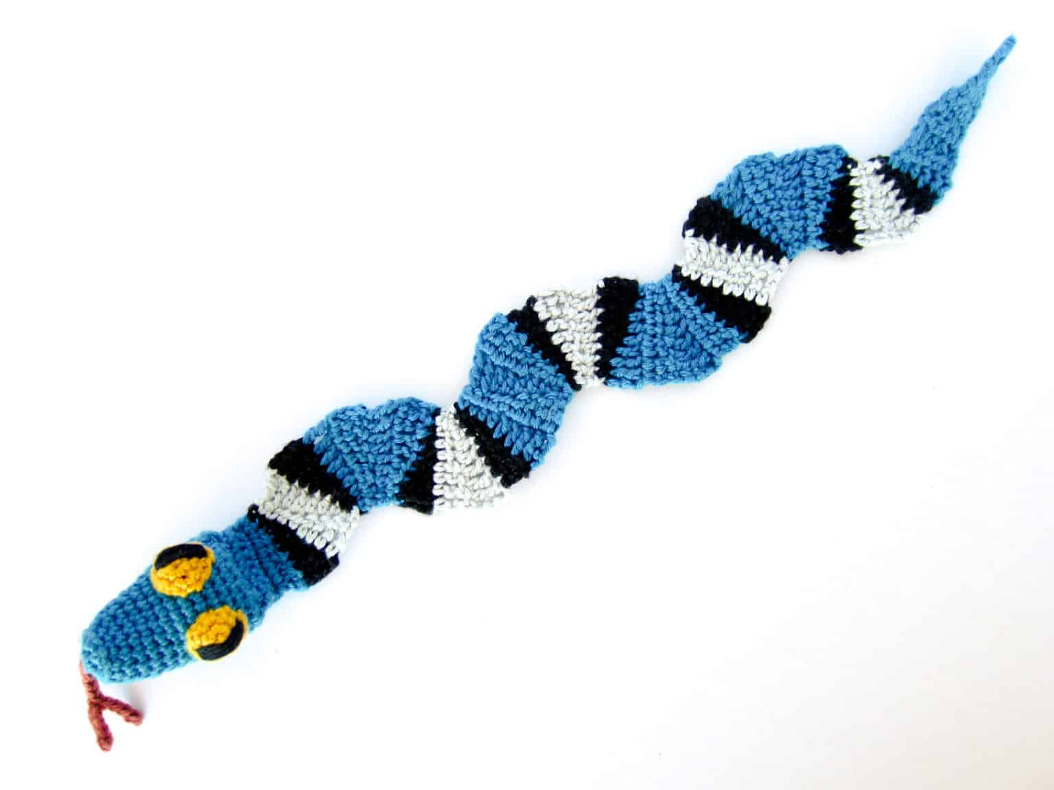 Amigurumi Crochet Snake Bookmark - "Page-Snake" | Supergurumi
