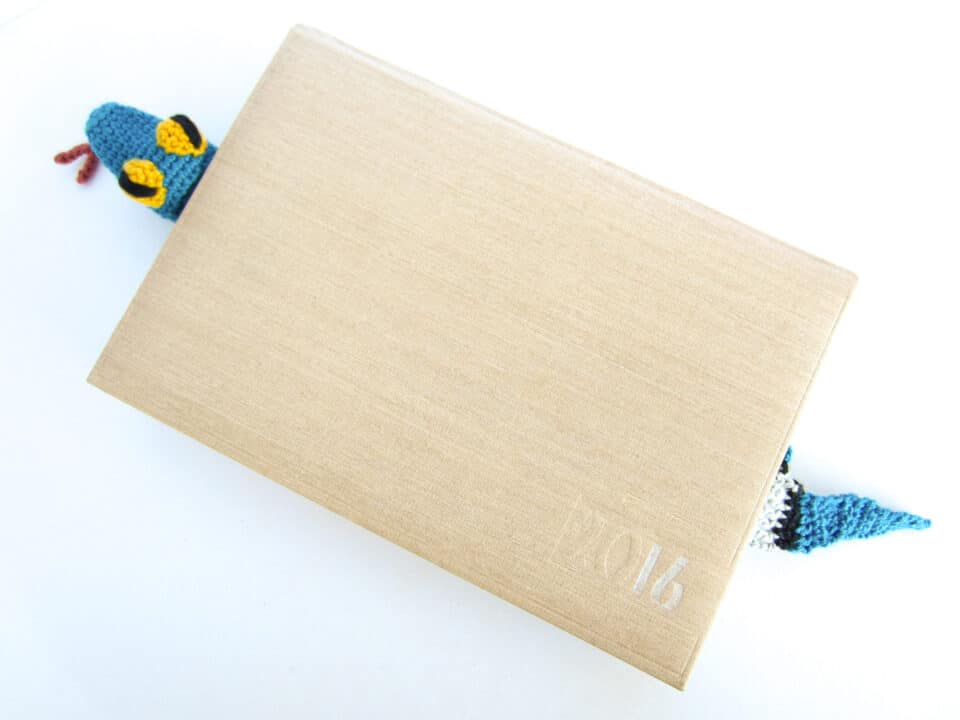 Amigurumi Crochet Snake Bookmark - "Page-Snake" | Supergurumi