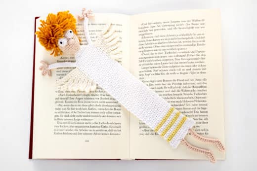 Amigurumi Crochet Angel Bookmark | Supergurumi