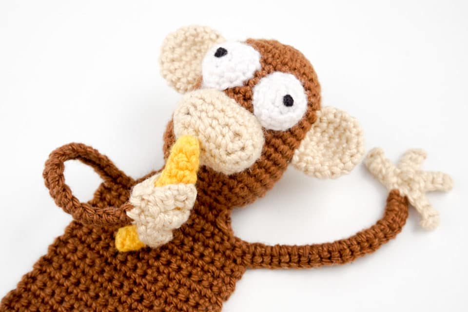 Patrón de Crochet Mono Marcapáginas Amigurumi | Supergurumi