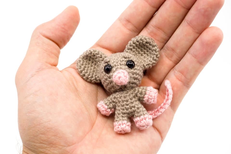 Patrón de Crochet Ratón Gratis - Mini Noso | Supergurumi
