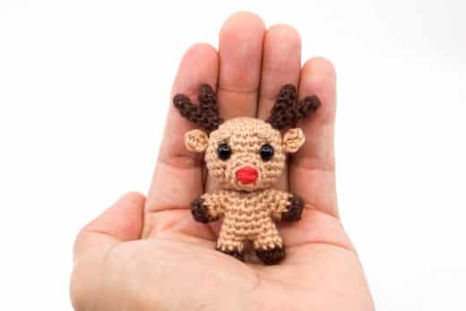 Patrón de Crochet Reno Gratis - Mini Noso | Supergurumi