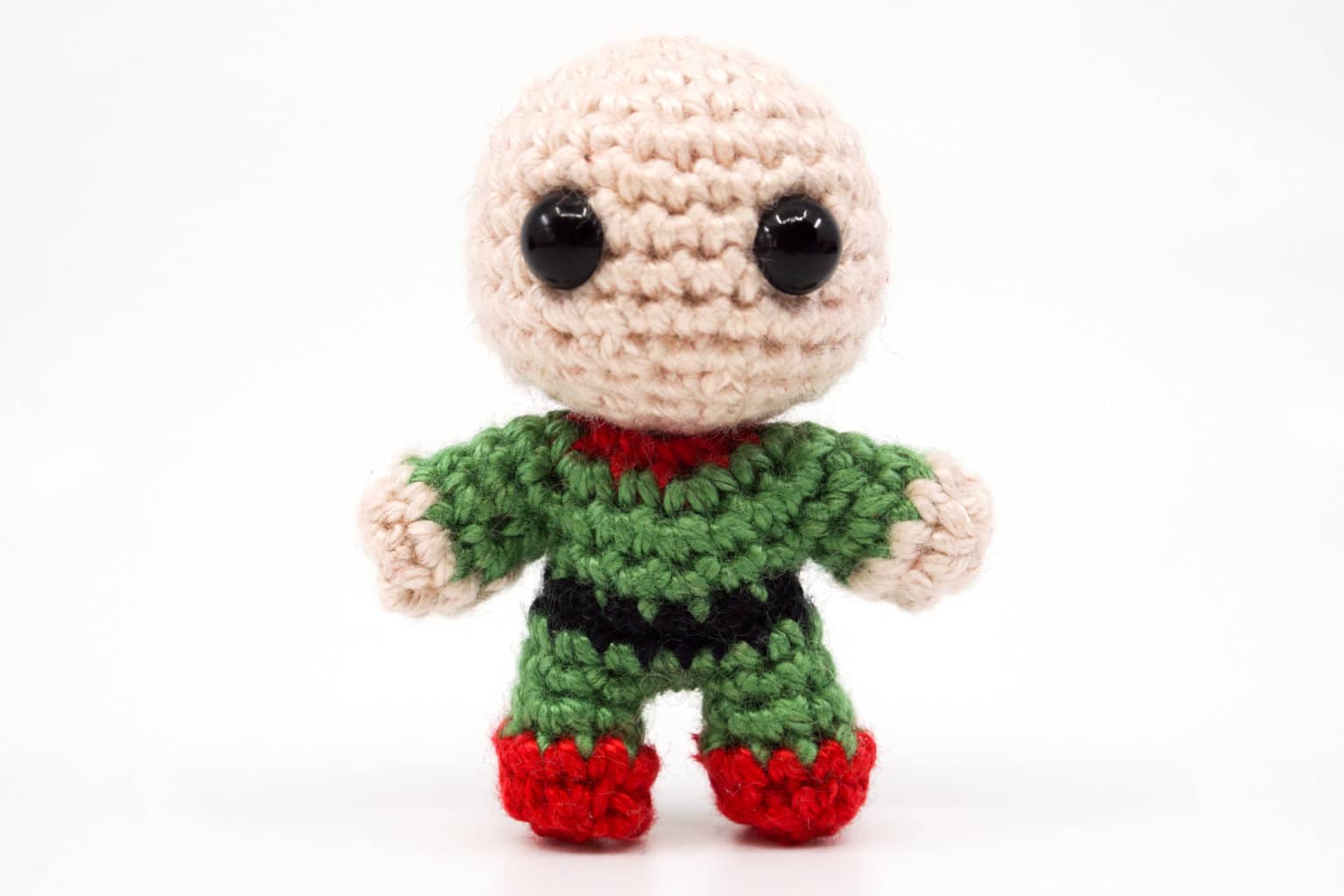 Patrón de Crochet Elfo de Navidad Gratis - Mini Noso | Supergurumi
