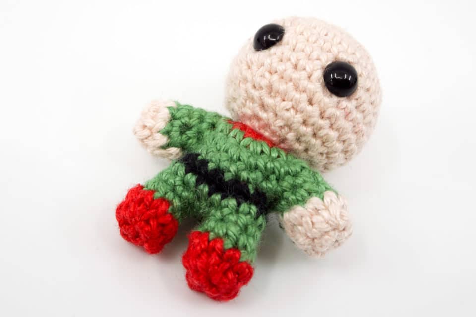 Patrón de Crochet Elfo de Navidad Gratis - Mini Noso | Supergurumi