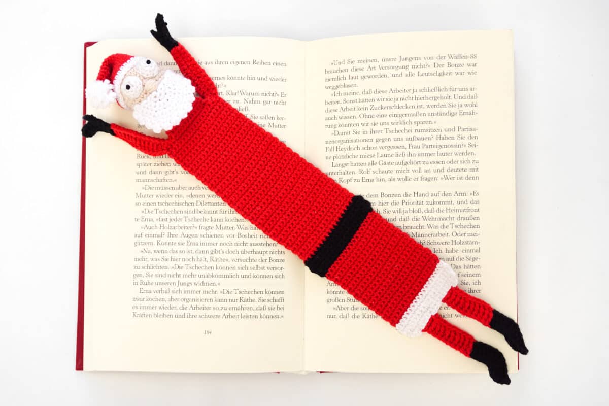 Tutoriel Marque-page Père Noël au Crochet | Supergurumi