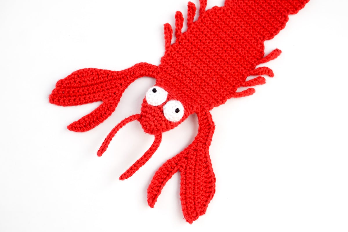 Kreeft Boekenlegger Haken - "Boekenkreeft" | Supergurumi